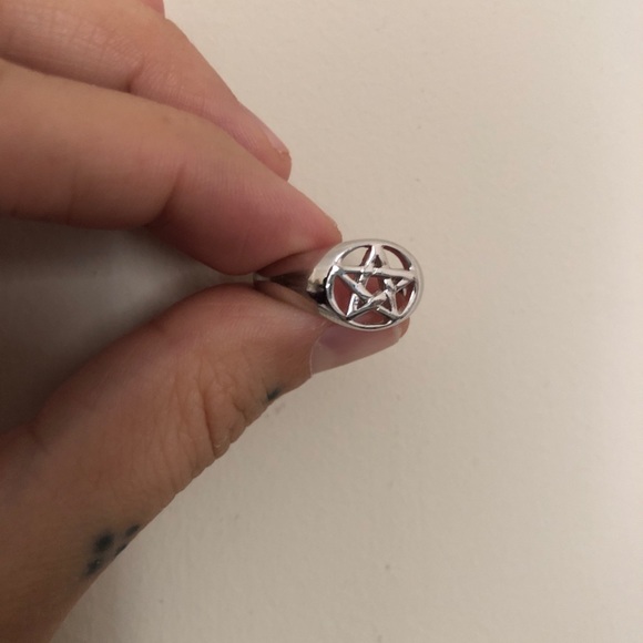 Jewelry | 925 Sterling Silver Pentagram Ring | Poshmark